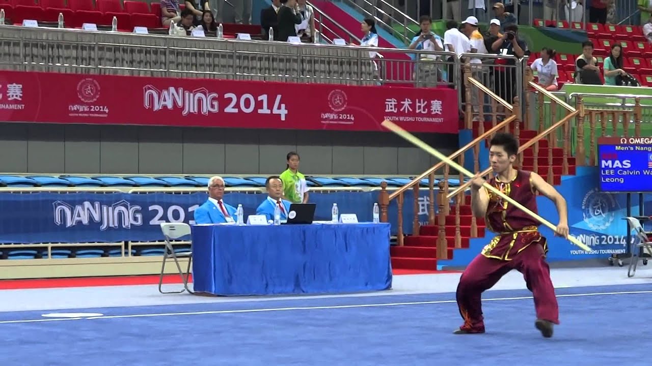 NANJING 2014 Wushu Tournament - Men Nangun MAS Lee Calvin Wai Leong 李韋良 ...
