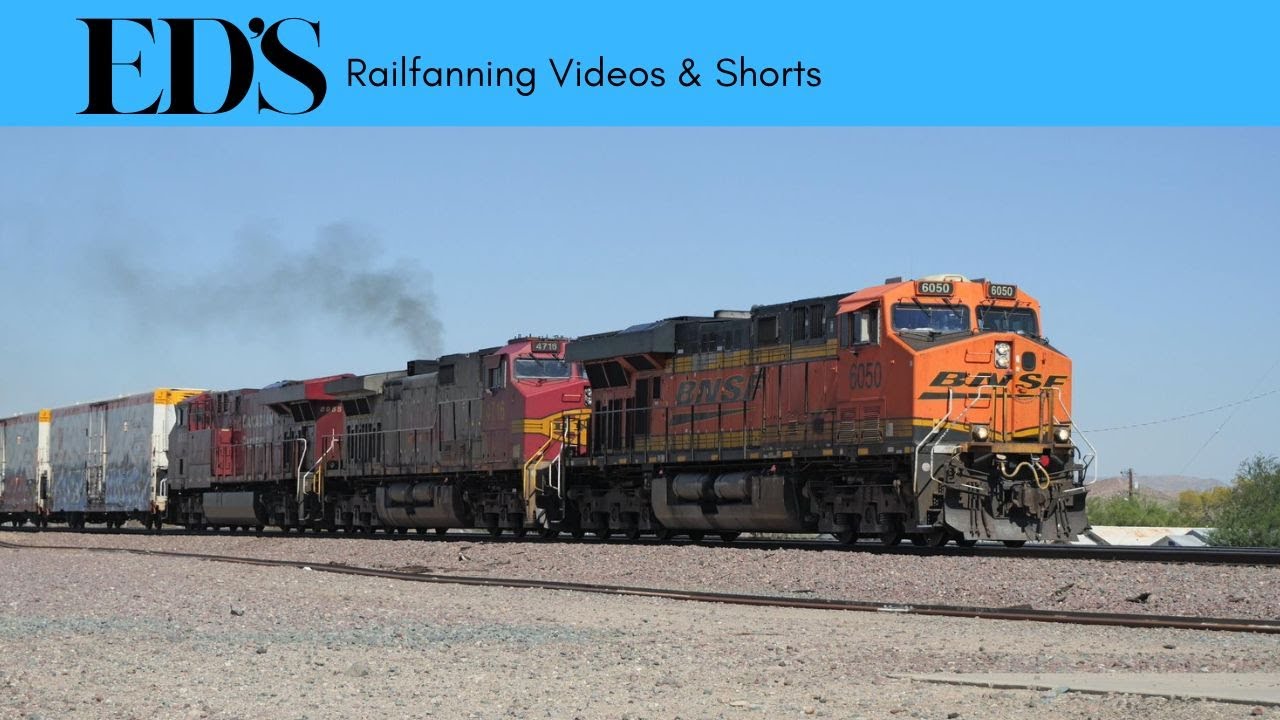 BNSF 6050 EB H-BARKCK Barstow, CA to Argentine Yard Kansas City, KS 7-30-2024 - YouTube