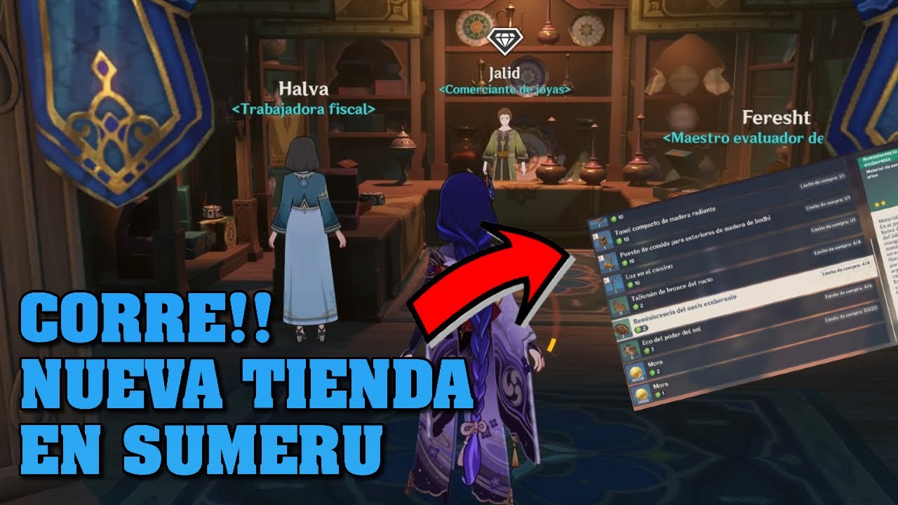 Nueva Tienda En La Ciudad De Sumeru Genshin Impact - YouTube