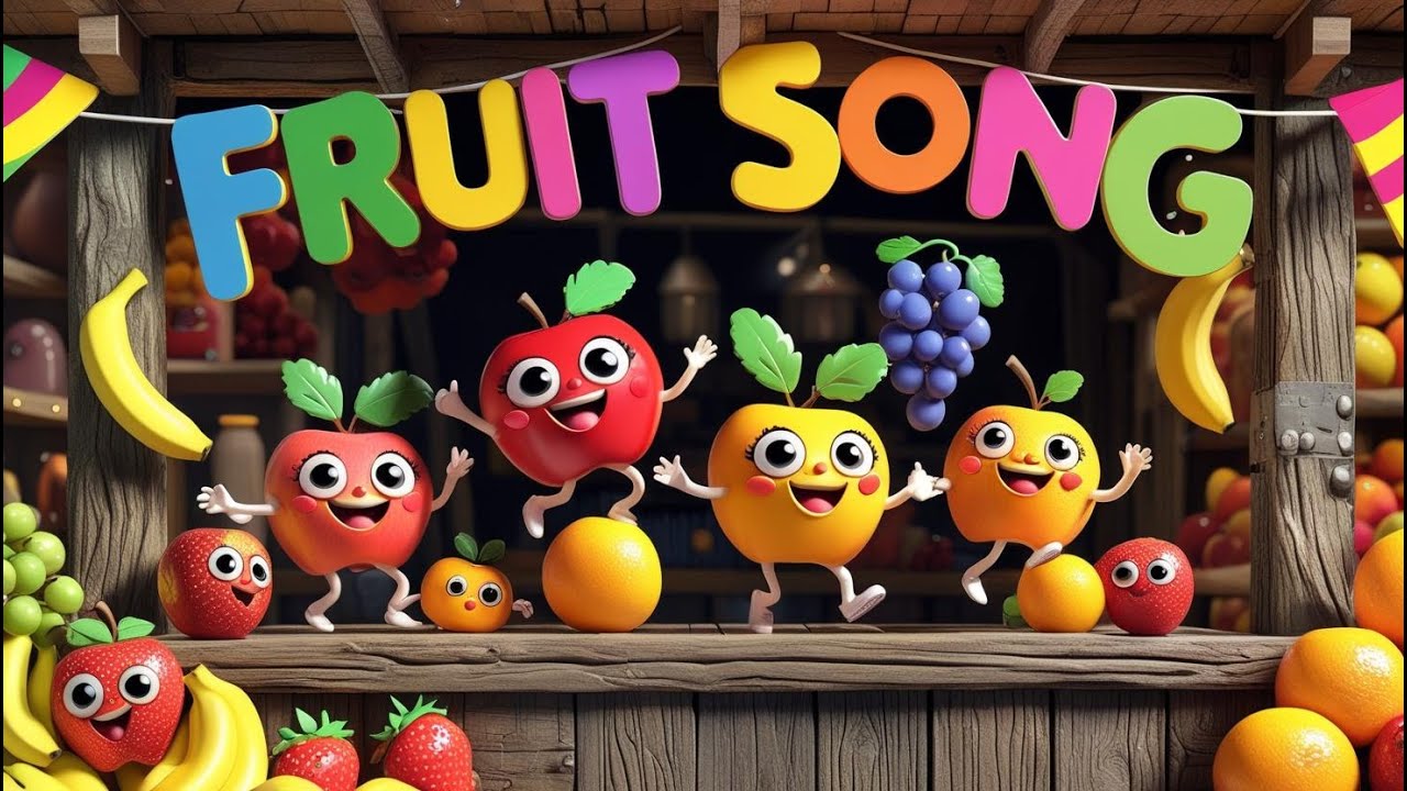 ABC Fruit Song R1E1308 | A to Z Alphabet Phonics Song for Kids | Learn ...