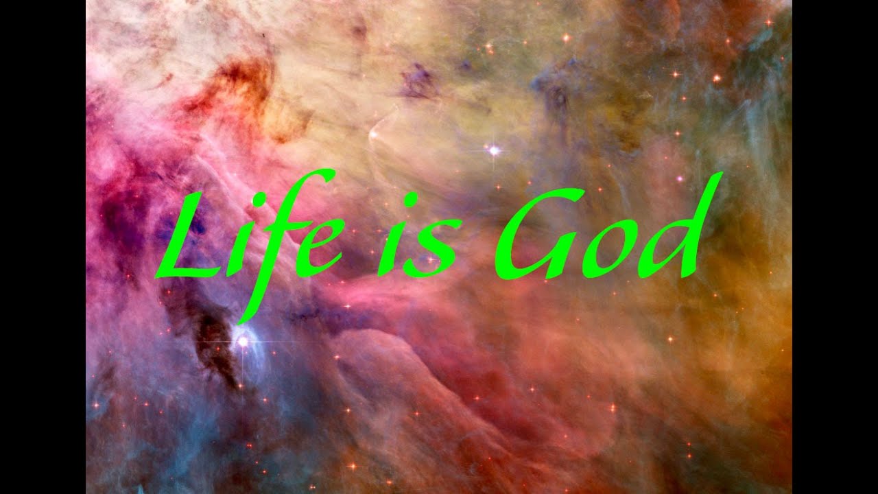 Life is God...A Realization of the divinity and unity of the cosmos ...