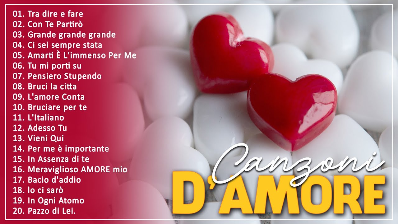 Musica per amore appassionato - Musica italiana amore intenso - Mix ...