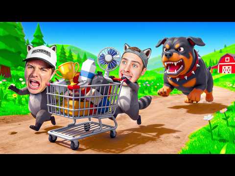 We Became Raccoons and Stole EVERYTHING!