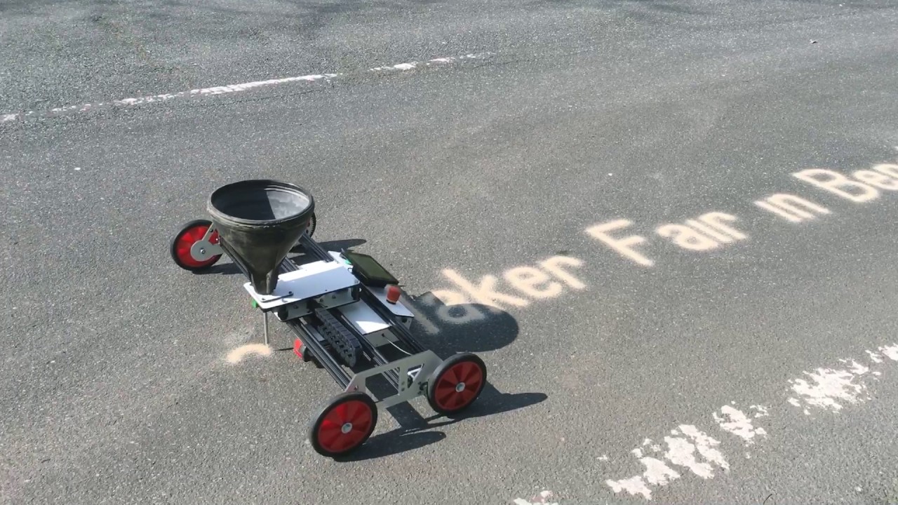 Sand Drawing Machine Test 03 - YouTube