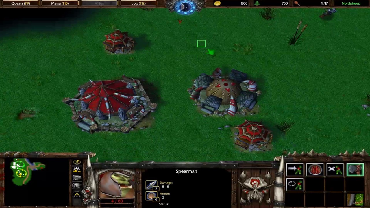Warcraft: Orcs & Humans REMAKE longplay 3rd map HARD MODE - YouTube