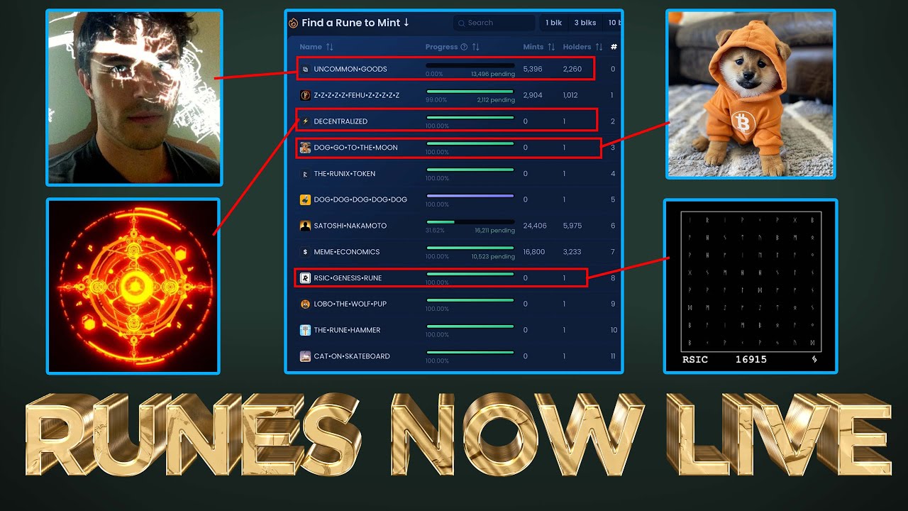 🚨 Runes Minting Now Live (Luminex.io Tutorial) - YouTube