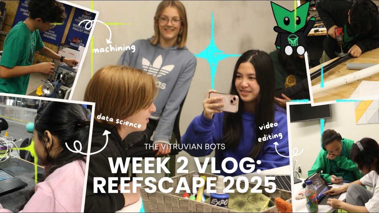 Reefscape 2025 Week 2 Vlog | Team 4201: The Vitruvian Bots - YouTube
