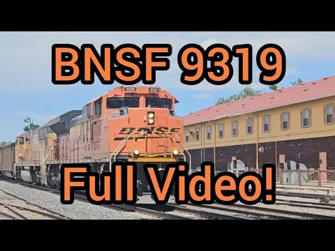 BNSF 9319 SB Coal Train || Full Video! - YouTube