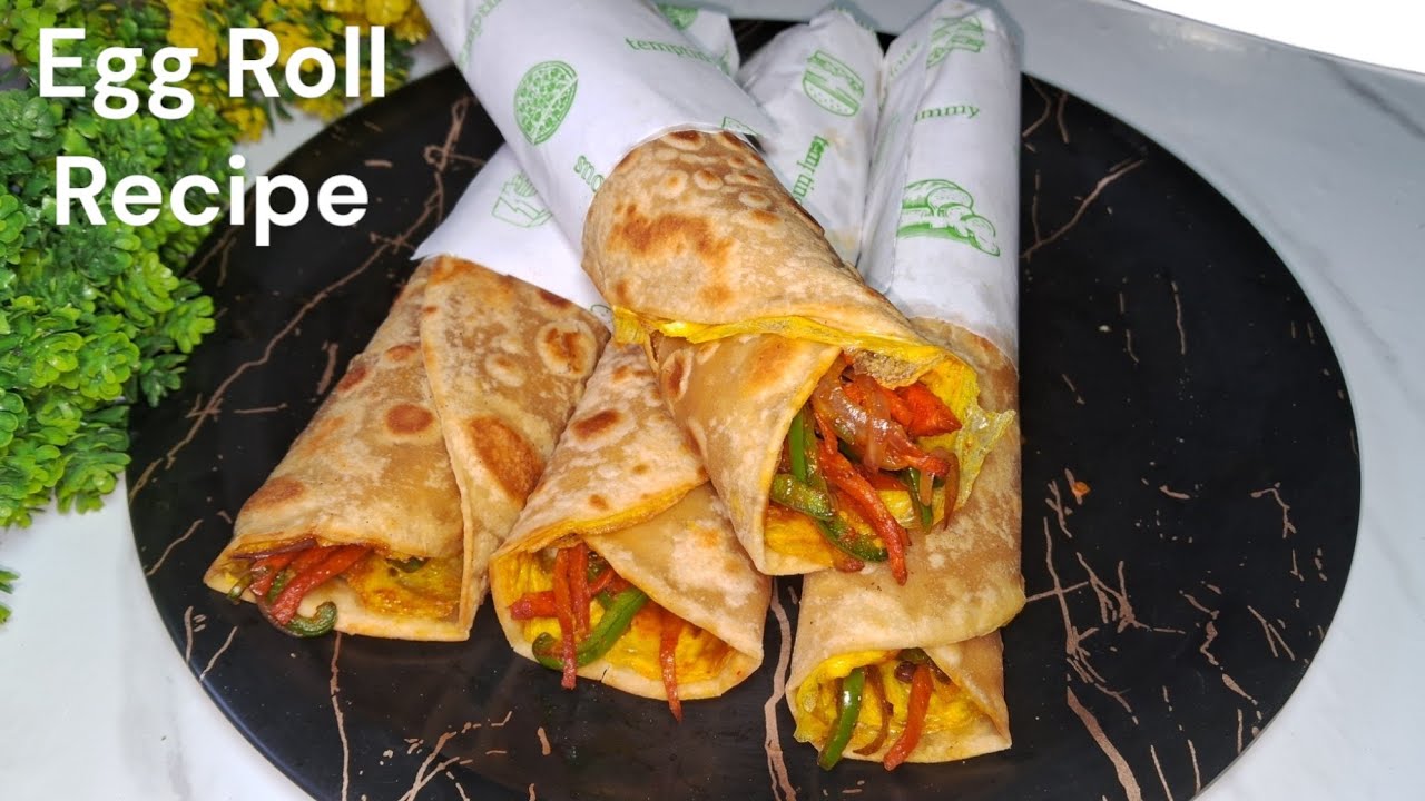 Egg Roll Recipe | बाजार जैसा अंडा रोल हेल्दी तरीके से | Street Style ...