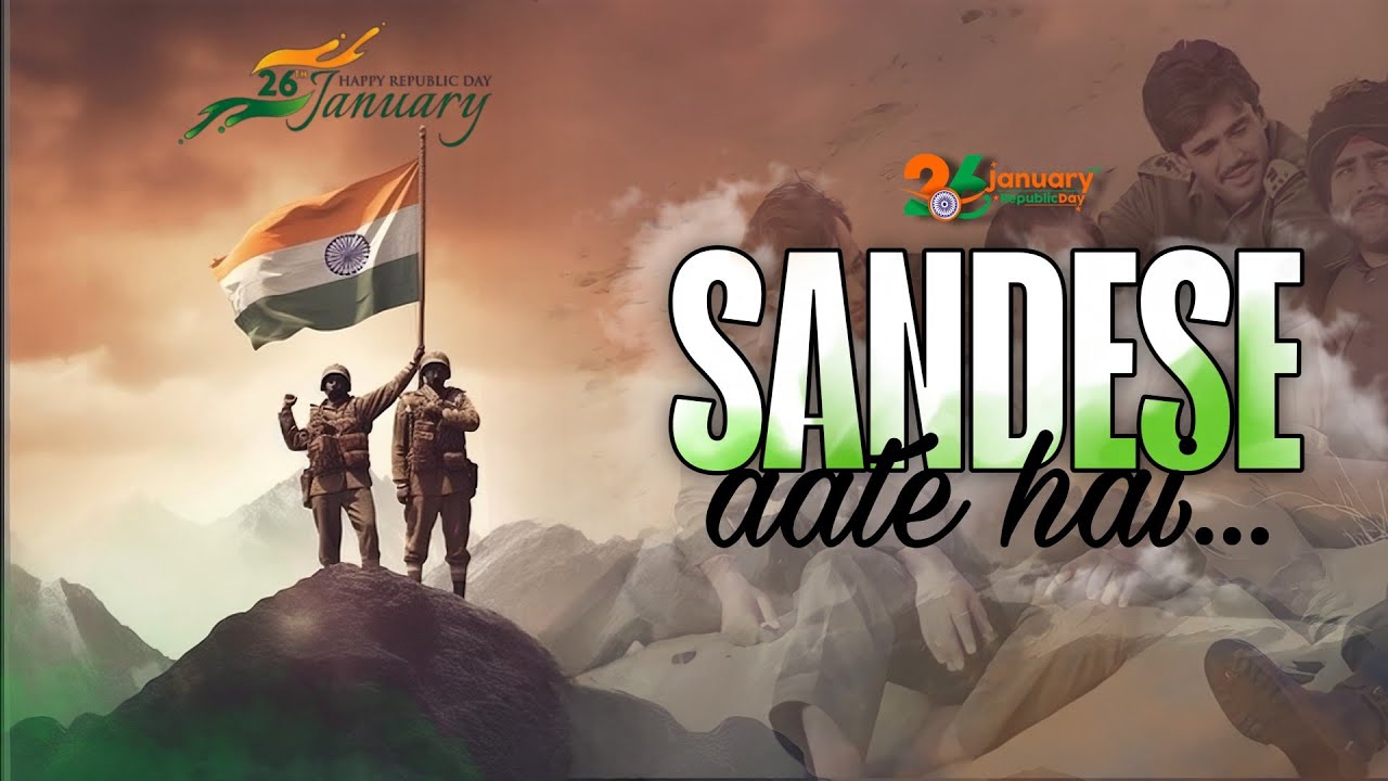 Sandese Aate Hai । (Border) । Covered By Sam🇮🇳 - YouTube