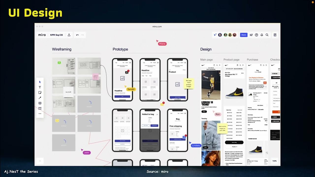 UX/UI Design Professional EP.34 STEP 3: Ideate UX Tools เครื่องมือ UI ...