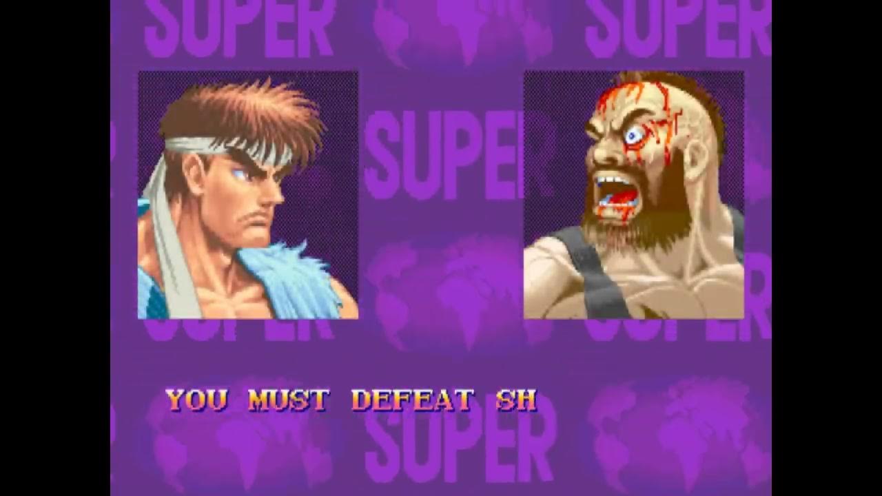 Super Street Fighter II Turbo Arcade - Ryu Shinku Hadoken Only Run - YouTube