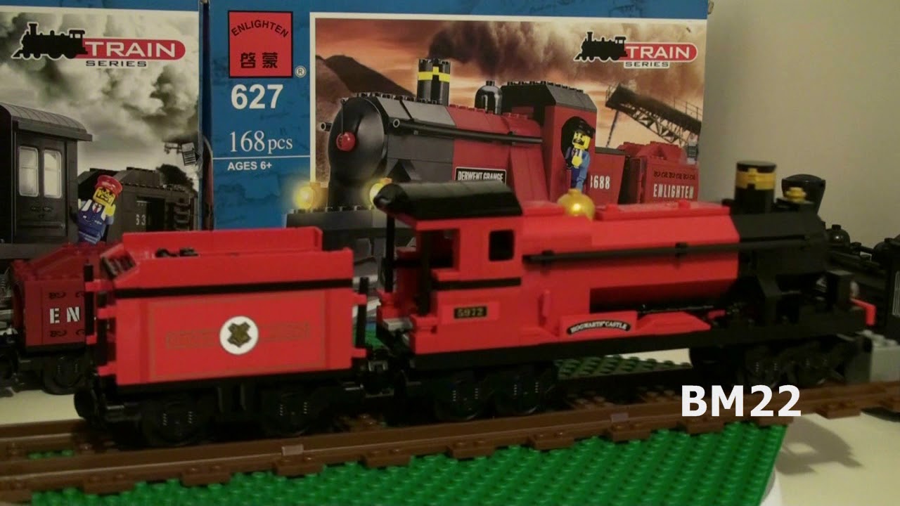 Enlighten Locomotive Compared to the LEGO Hogwarts Express Harry Potter ...