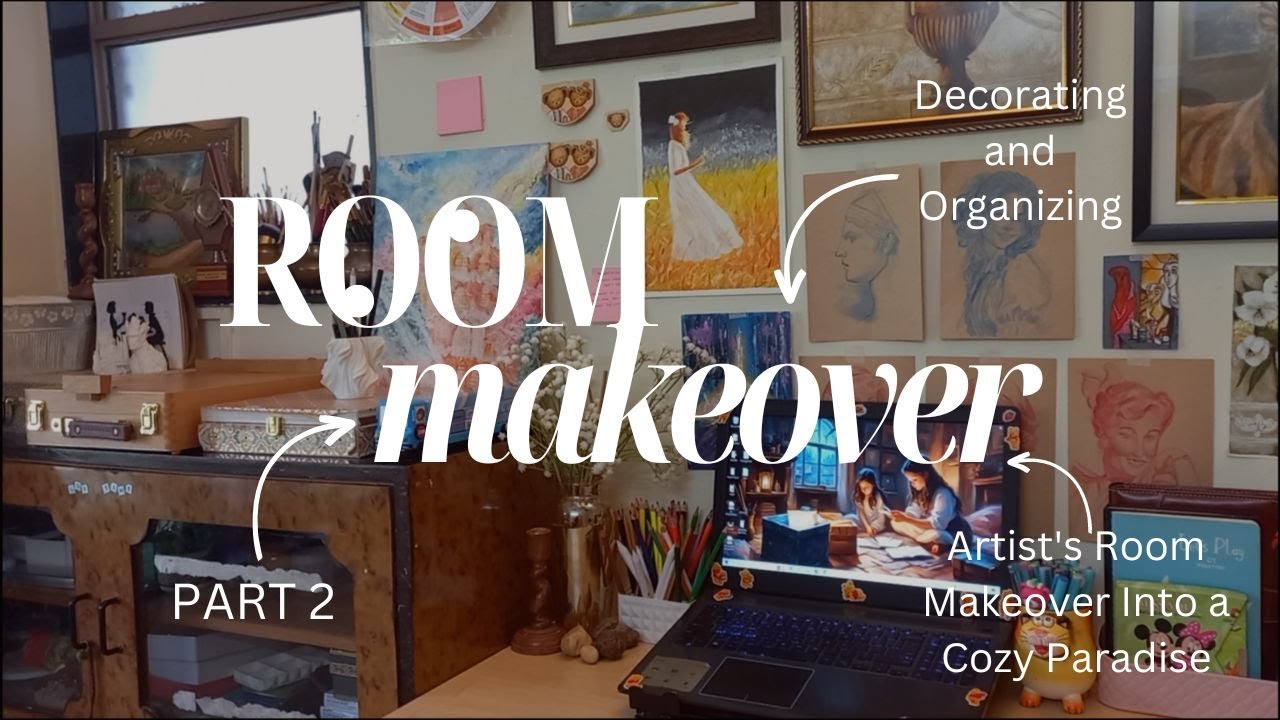 Moving to PUNE and New COZY Art Studio ROOM Makeover | Art Vlog 🏡 - YouTube