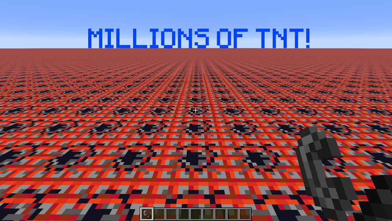 Blowing up 1,000,000 TNT! - YouTube