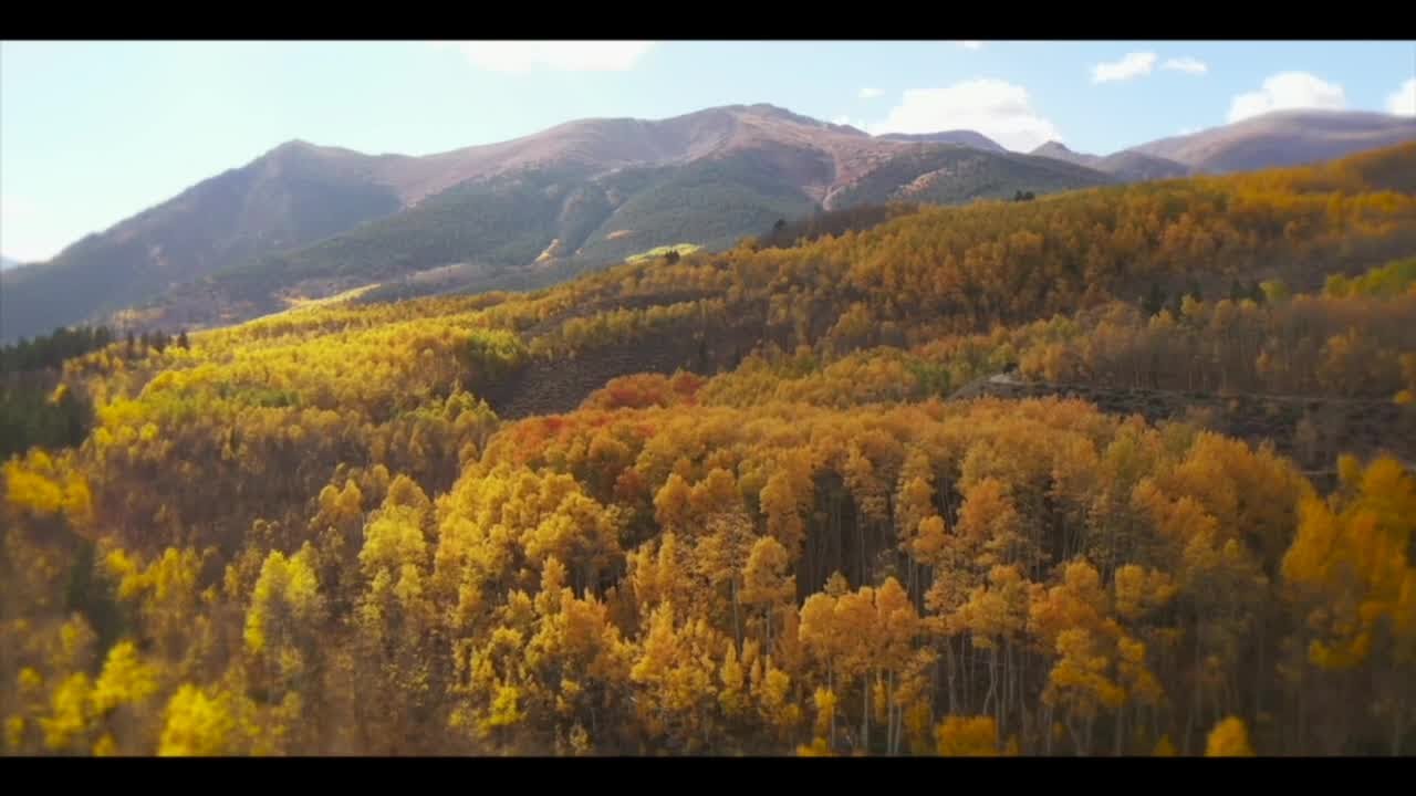 Aerial views: Relax to beautiful video of fall colors across Colorado ...
