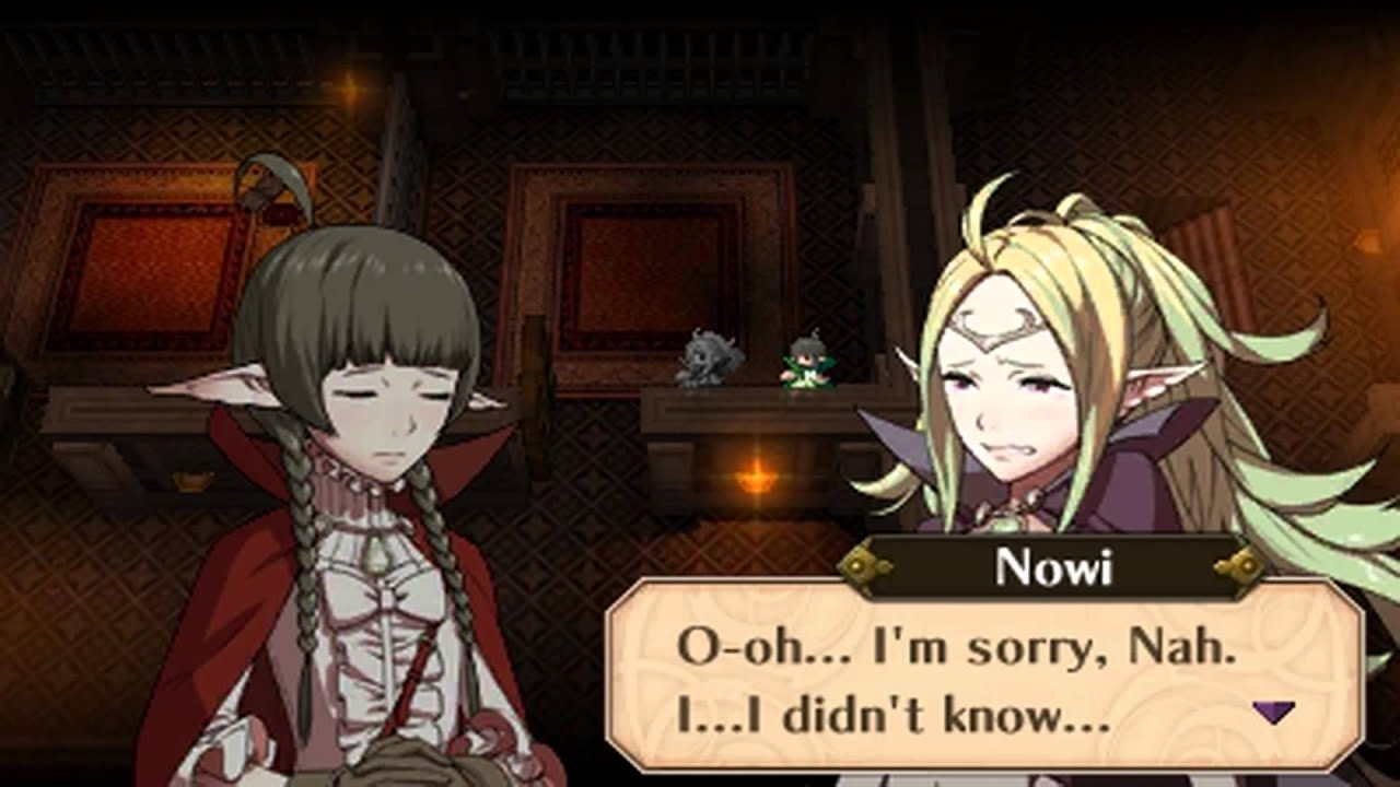 Fire Emblem Awakening - Nowi & Nah The Future Past 1 Conversation - YouTube