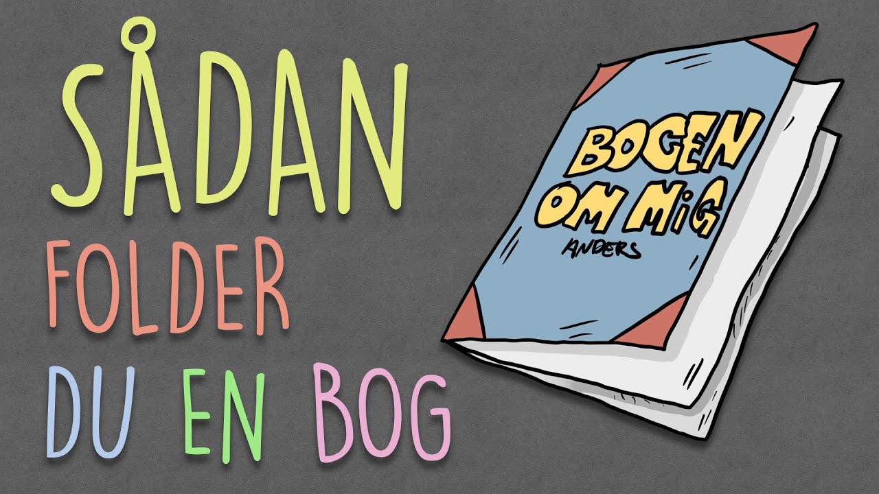 Sådan folder du en bog med 8 sider - YouTube