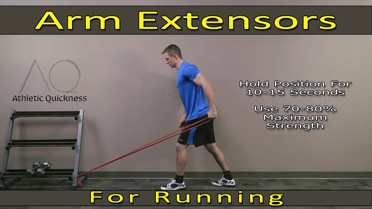 Arm Extensor Exercise for Running and Sprinting - YouTube