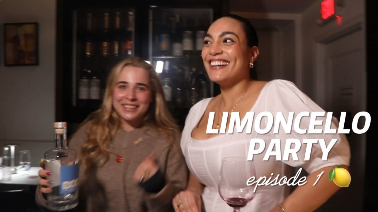 Limoncello Party Vlog: Episode 1 with La Dolce Bilena - YouTube