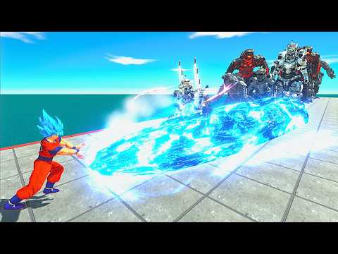 Super Heroes VS 10 Levels of Mecha Godzilla Evolution – ARBS Size Comparison