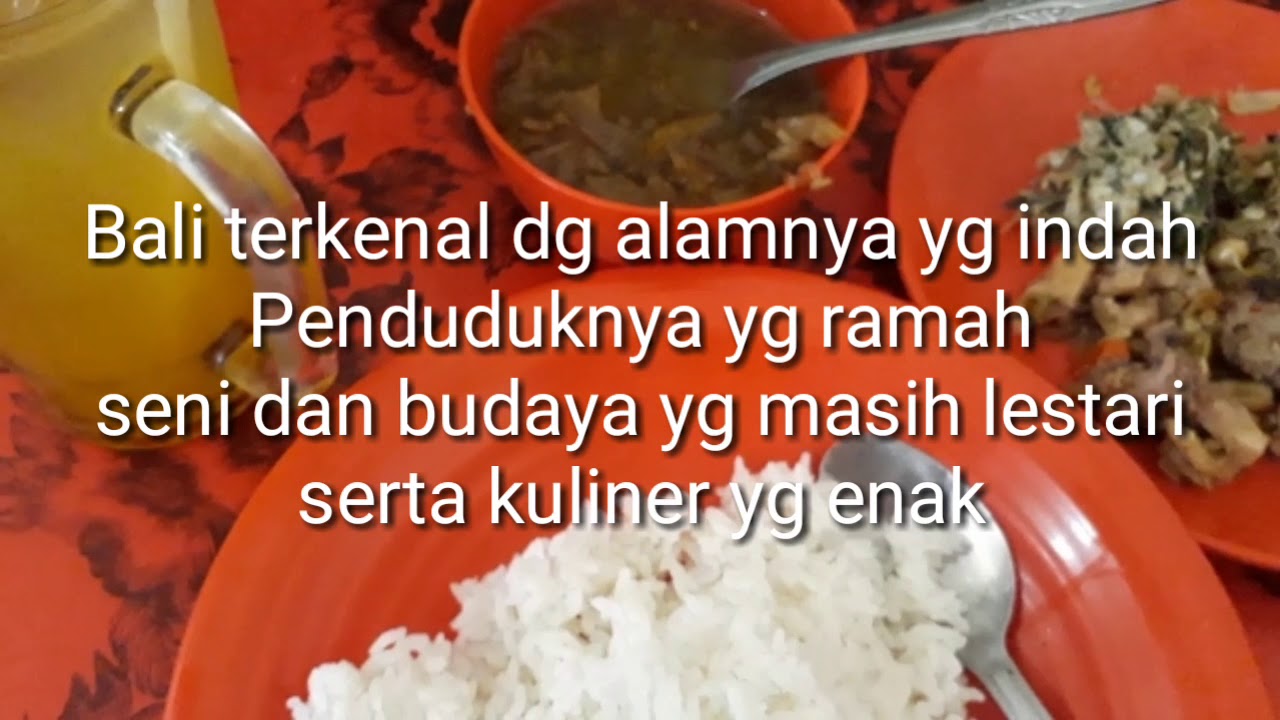Kuliner Lawar Kuwir Jukut Ares Bali - YouTube