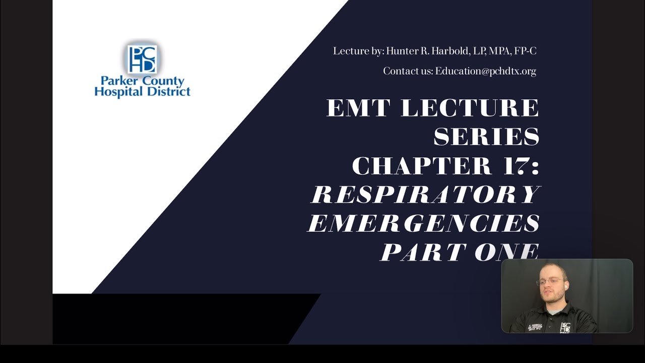 EMT Lecture Series: Respiratory Emergencies Part 1/3 - YouTube