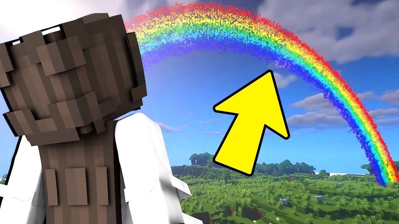 HO COSTRUITO UN ARCOBALENO GIGANTE - MINECRAFT ITA - YouTube