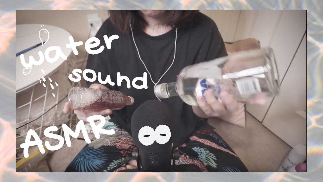 ASMR water assortment for sleeping and relaxing - YouTube