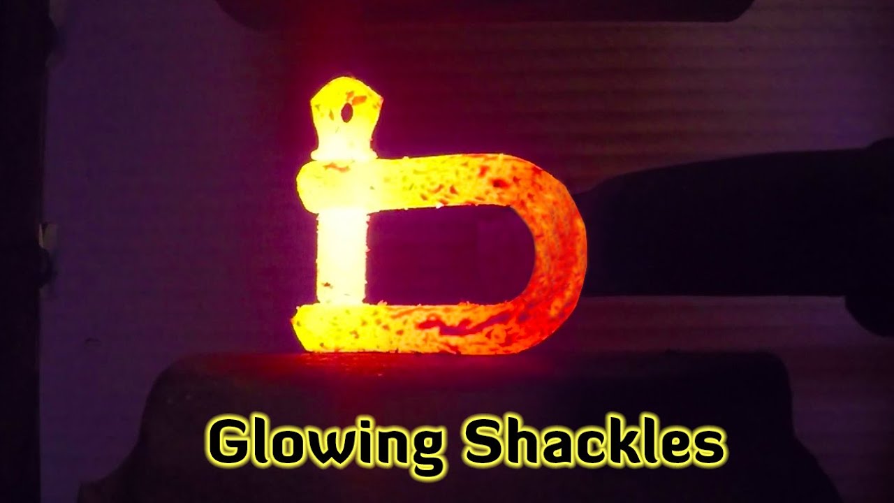 Hydraulic Press | Glowing Shackles - YouTube