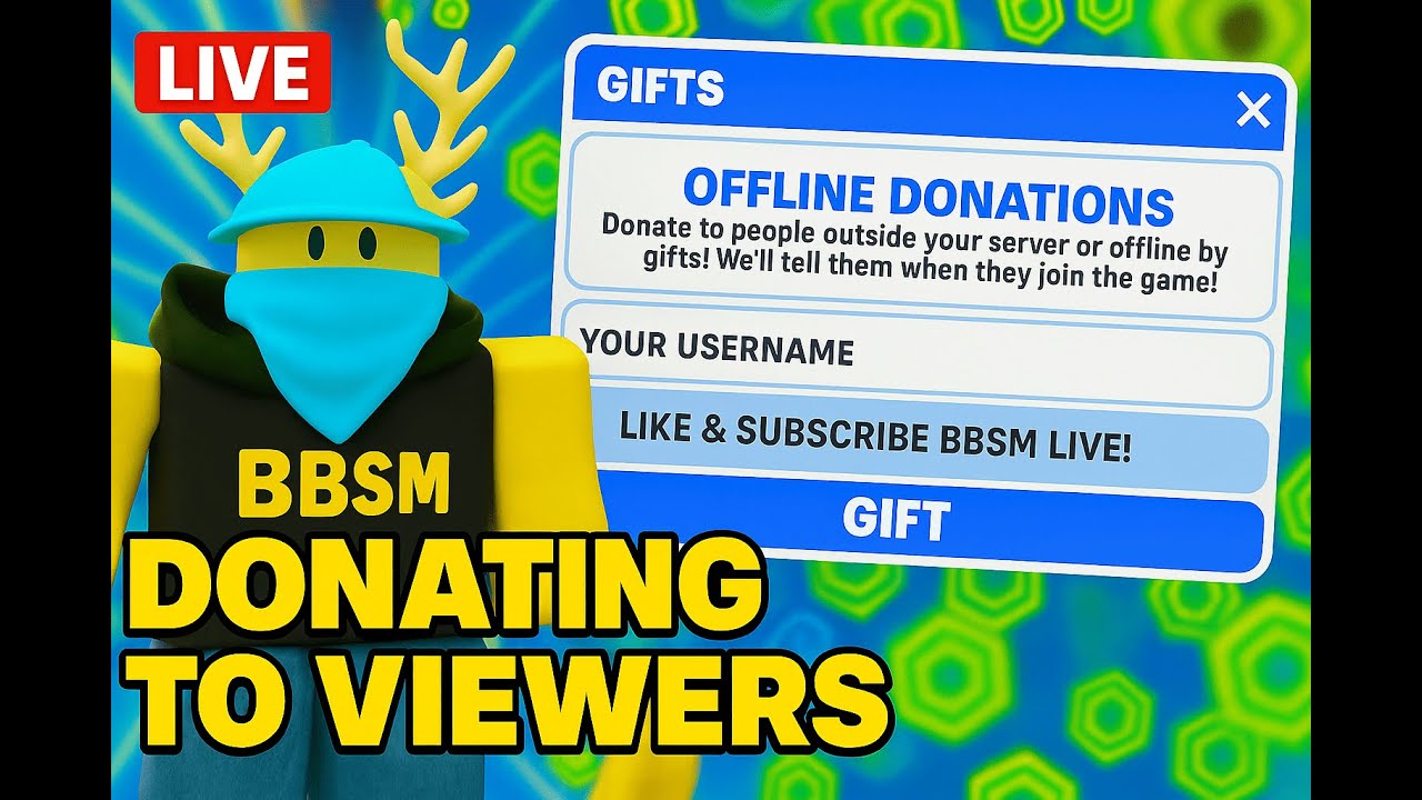 🔴 LIVE PLS DONATE | GIVING 100+ ROBUX TO SUBSCRIBERS 🔴 (TTS ON) | Pls ...