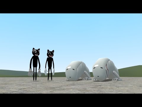 Gmod: Bridge Worm VS Cartoon Cat - YouTube
