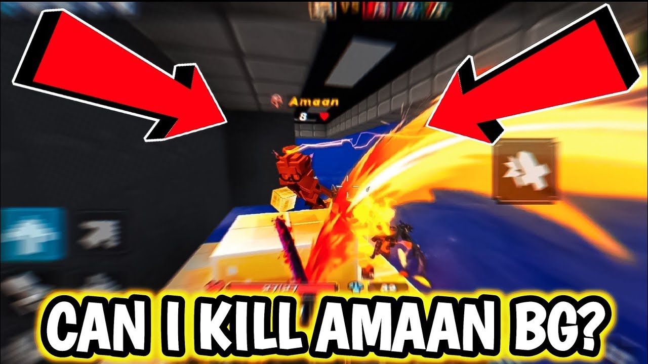 Can I Kill Amaan BG in Bedwars!! 😈🔥 | Blockman Go - YouTube