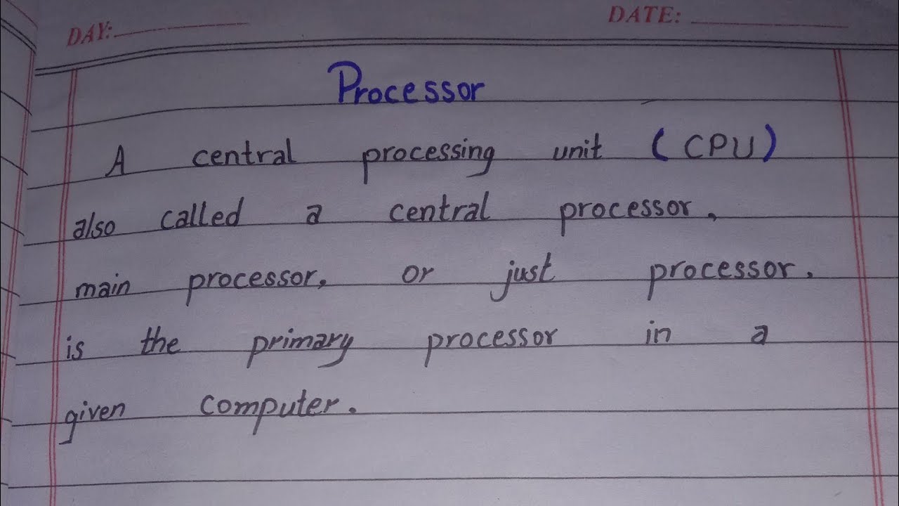 Computer knowledge ,Processor (CPU) ,memory, types of memory primary memory, secondary memory ...