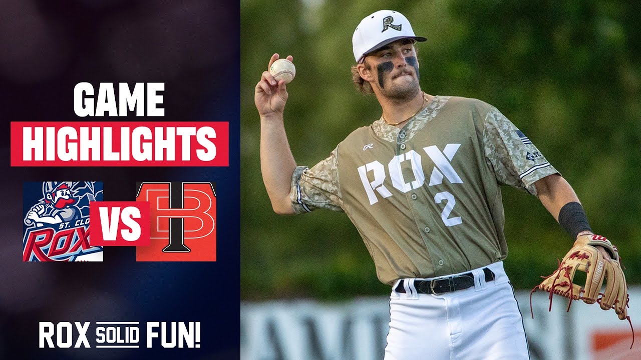 St. Cloud Rox vs. Thunder Bay Border Cats 7.4.24 Highlights - YouTube