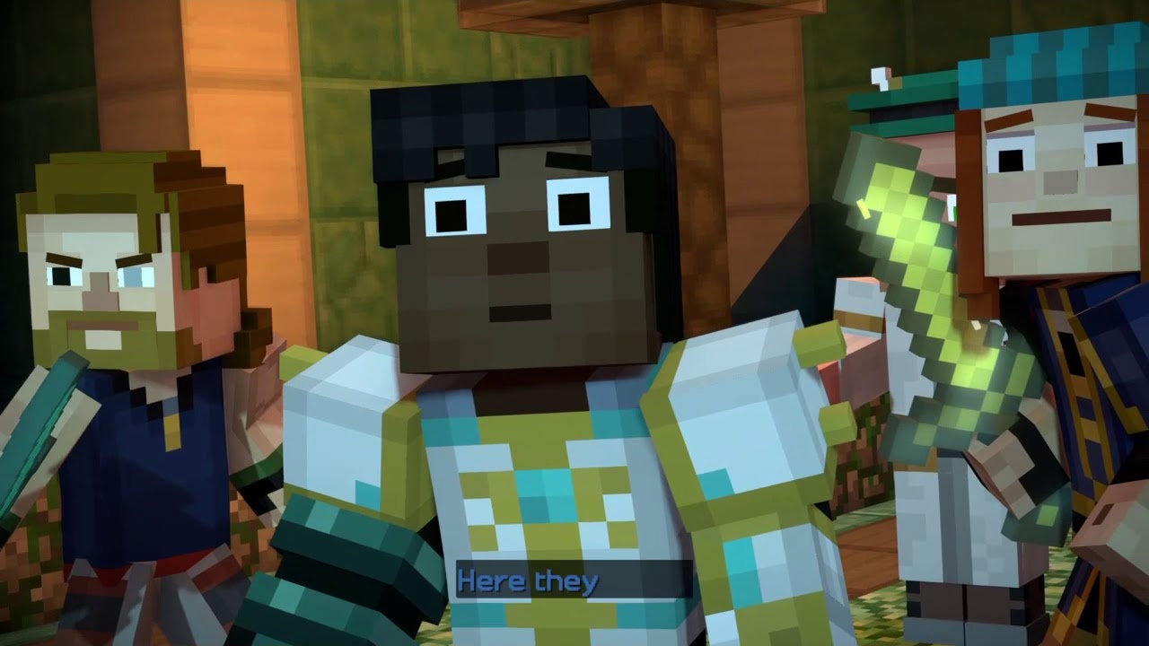 THE "ADMIN" IS A GIANT LIVING STONE STATUE!? | Minecraft Story Mode ...