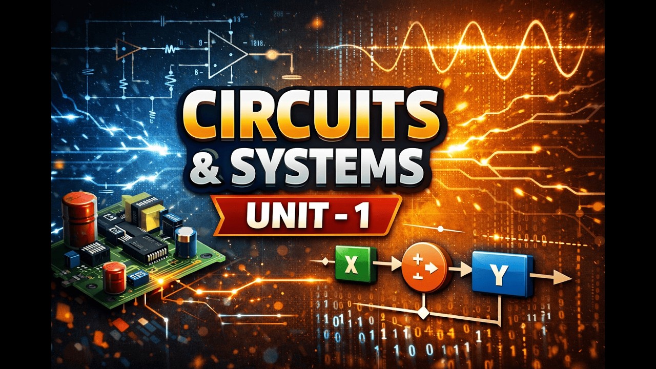 UNIT-1 |CIRCUIT AND SYSTEM IMP QUESTIONS 🔥 - YouTube