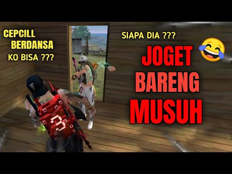 NGAKAK.! CEPCILL BERDANSA, JOGET JOGET BARENG MUSUH.! KO BISA? SIAPA DIA? - GARENA FREE FIRE