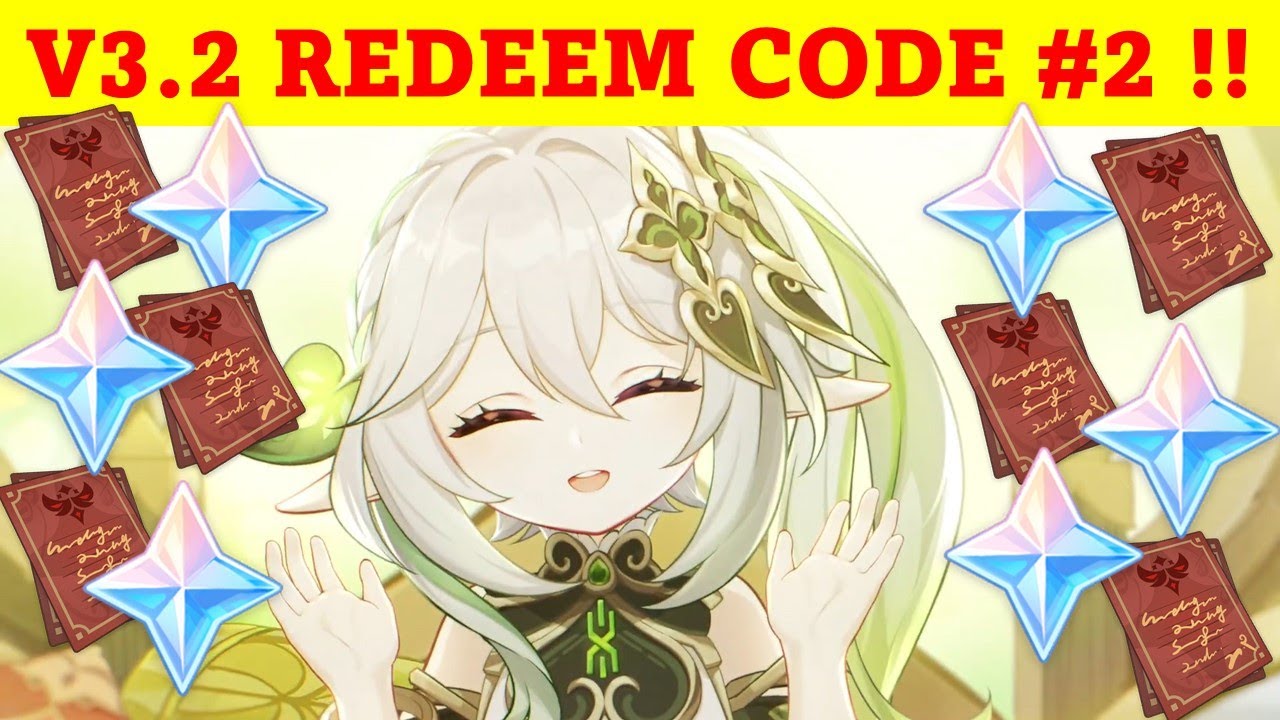 V3.2 Redeem Code #2 !! NT8SU92DKFRZ | 60 Primogems + 5 Adventurer's ...