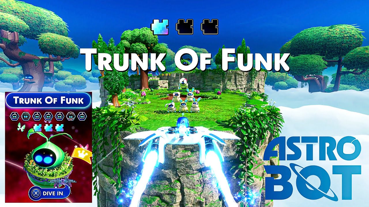 TRUNK OF FUNK ALL BOTS AND PUZZLE PIECES | Astro Bot - YouTube