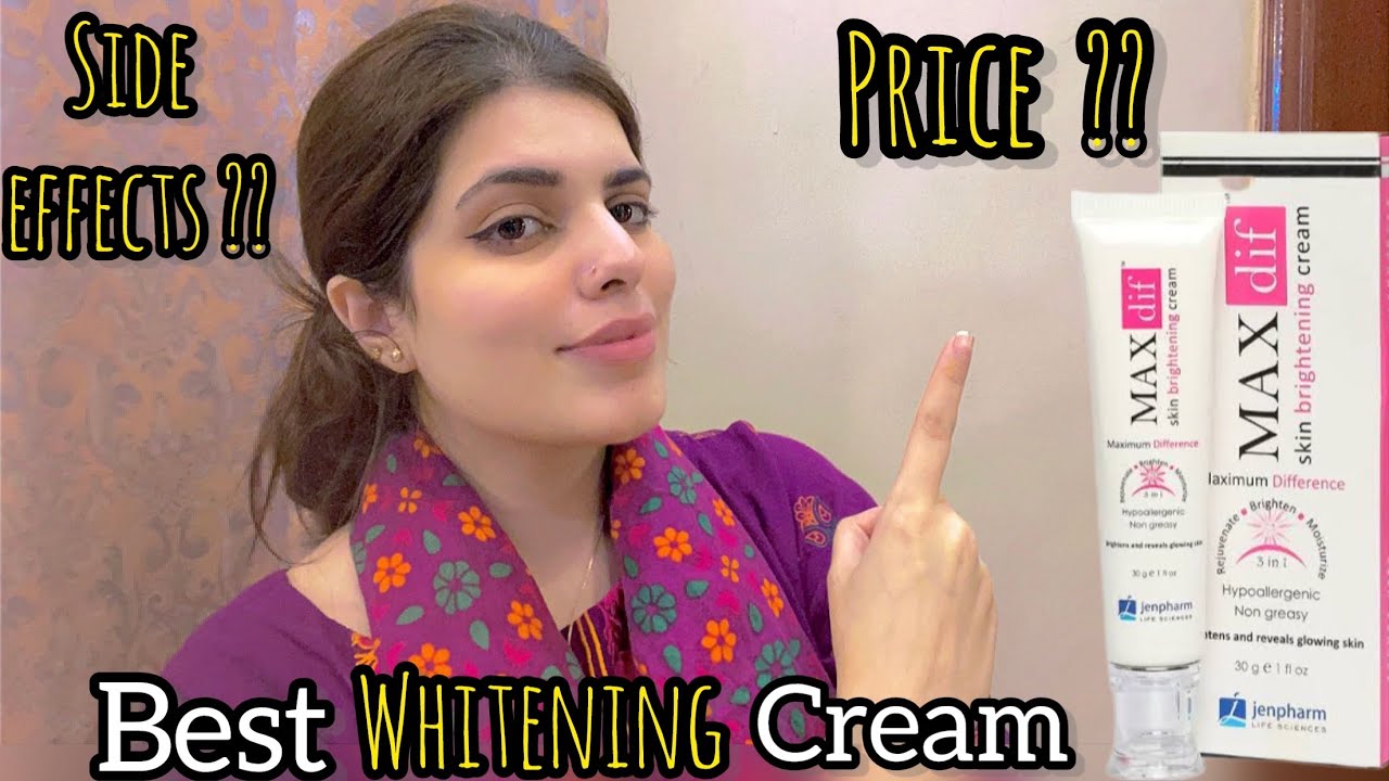 Maxdif Skin Whitening Cream | Honest Review Best Skin Whitening Cream ...