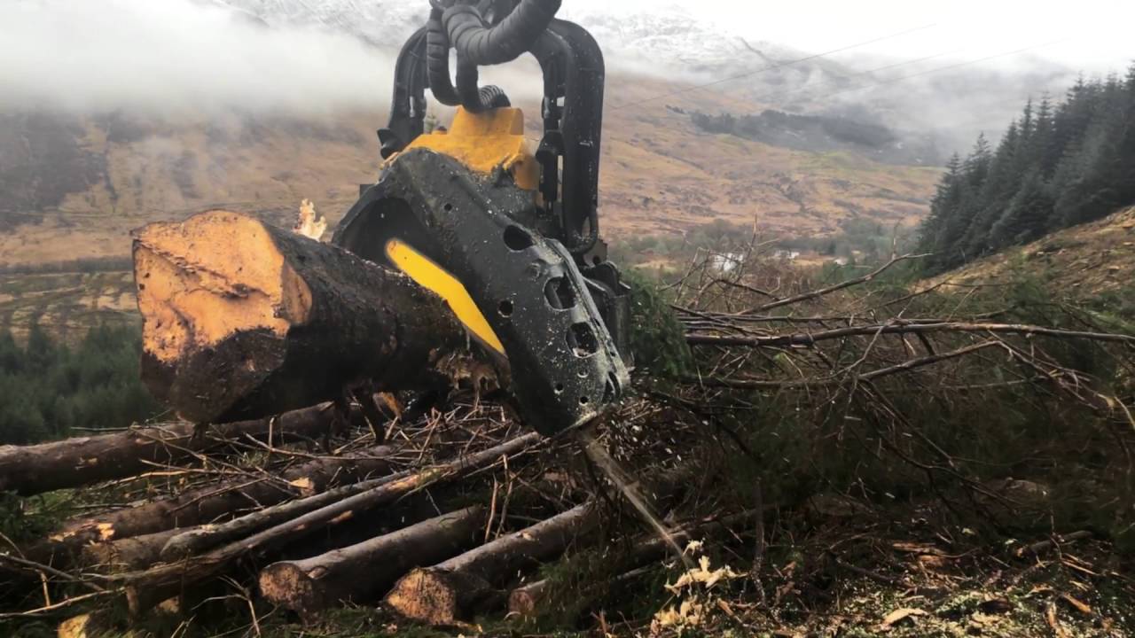 PONSSE H8HD, H7HD and H10 for track-based machines - YouTube