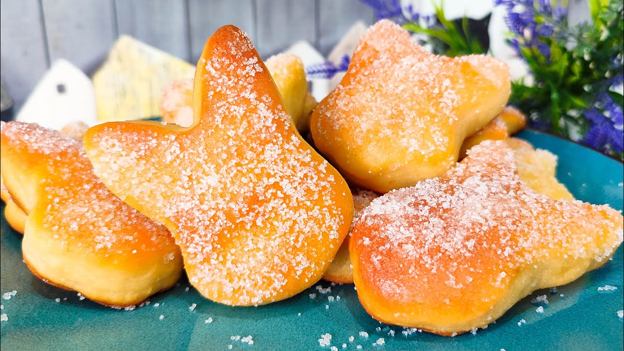 Мягкие ТВОРОЖНЫЕ КРОЛИКИ 🐇 Нежное, воздушное ТВОРОЖНОЕ ПЕЧЕНЬЕ - YouTube