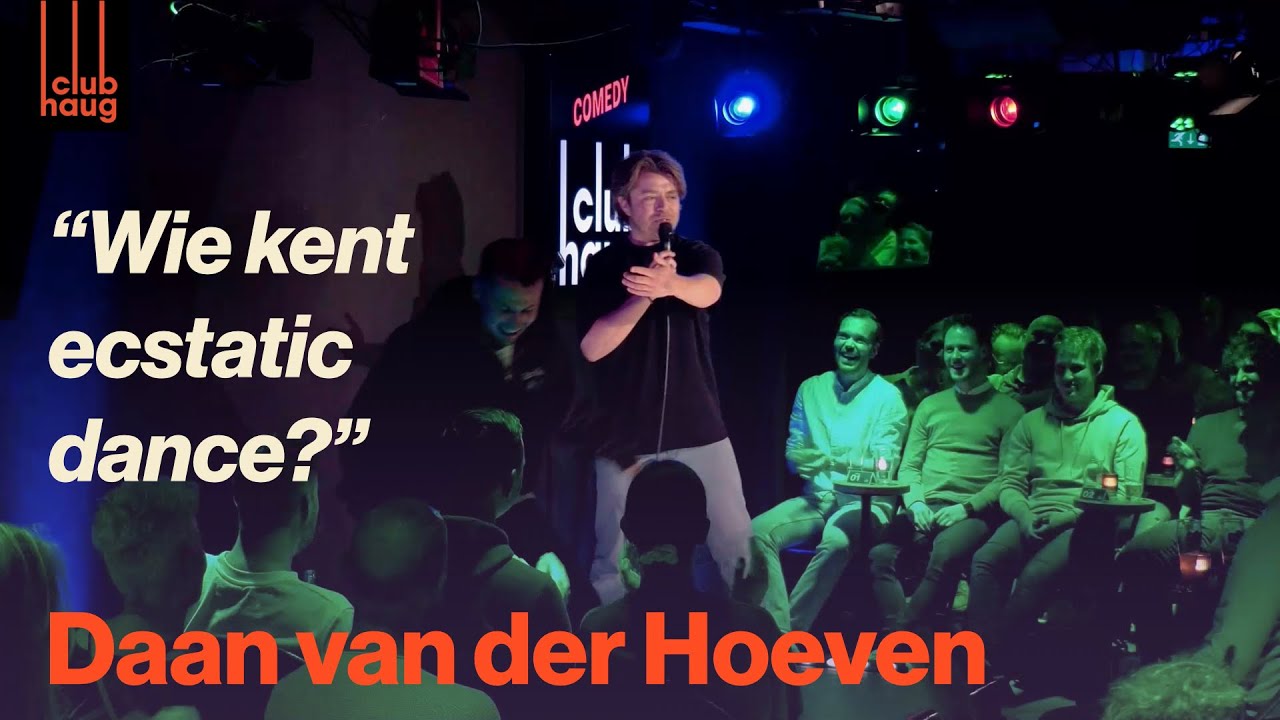 Publiek doet Ecstatic Dance - Daan van der hoeven @ComedyClubHaug - YouTube