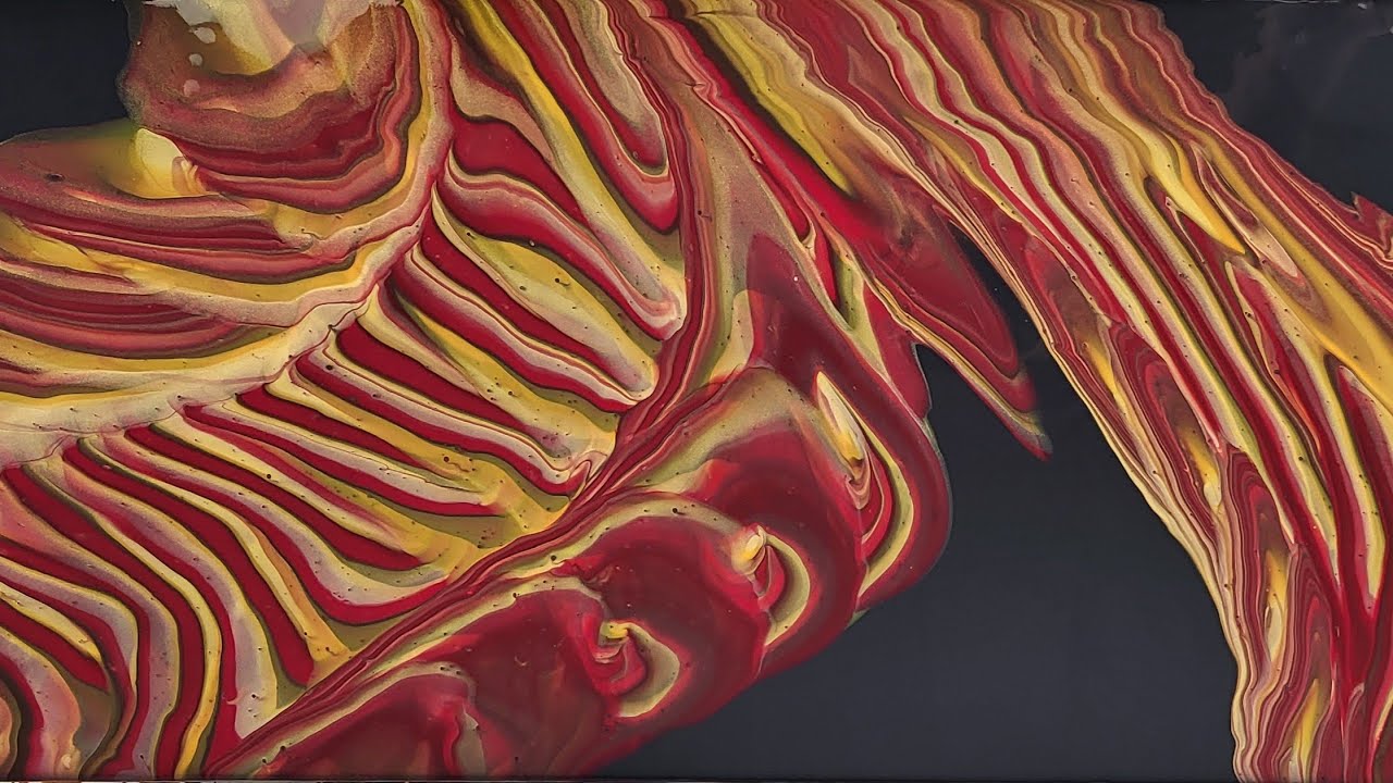 38 Friday with Friends - Gorgeous Wandering Ring Pour with Negative ...