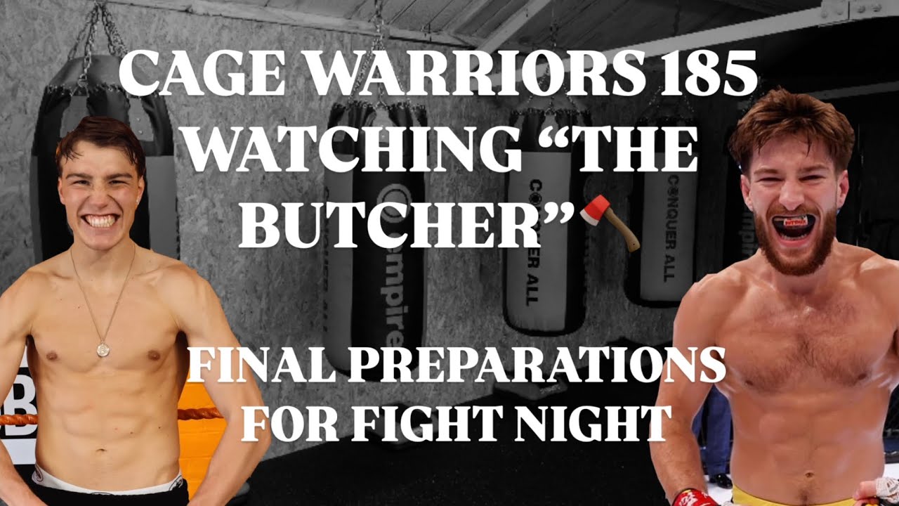CAGE WARRIORS 185// final preparations for fight night (1 week out ...