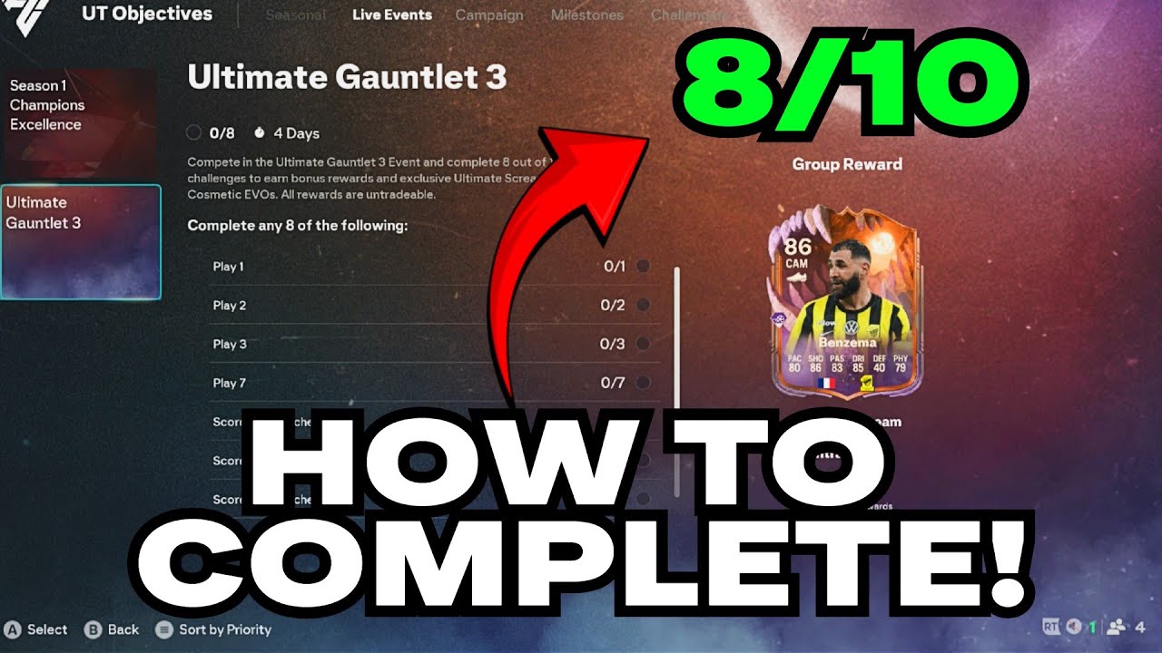 HOW to COMPLETE ULTIMATE GAUNTLET 3 OBJECTIVE! FAST - YouTube