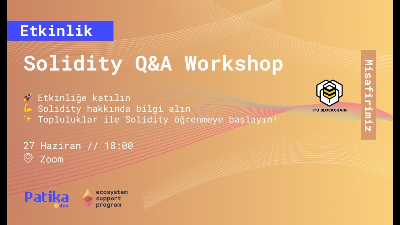 Solidity Q&A Workshop - YouTube