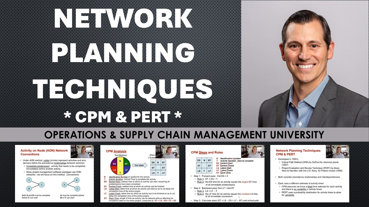 Network planning techniques: Critical Path Method (CPM) & Project ...