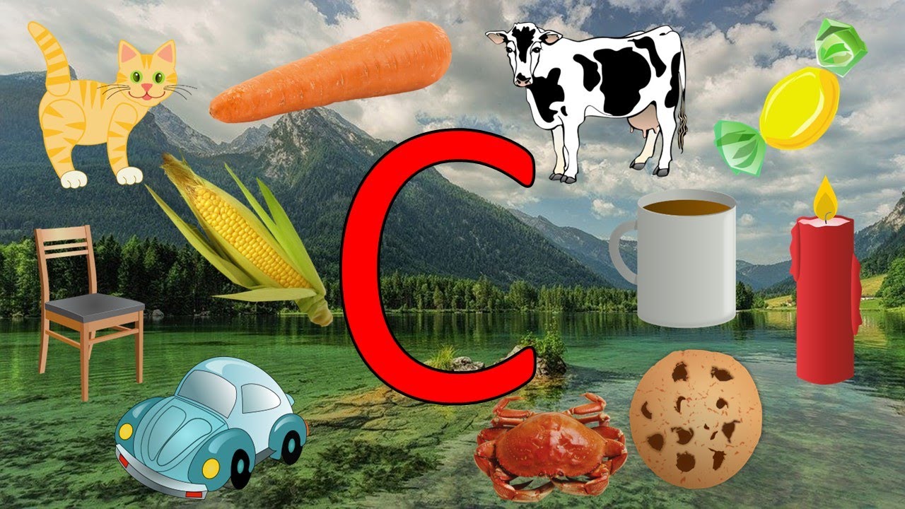 30 Words That Start With Letter "C"| Learning The Alphabet | Videos For ...